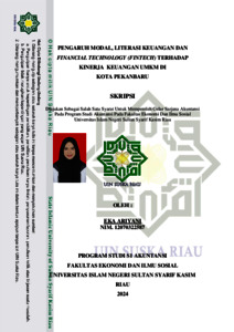 PENGARUH MODAL, LITERASI KEUANGAN DAN FINANCIAL TECHNOLOGY (FINTECH) TERHADAP KINERJA KEUANGAN ...